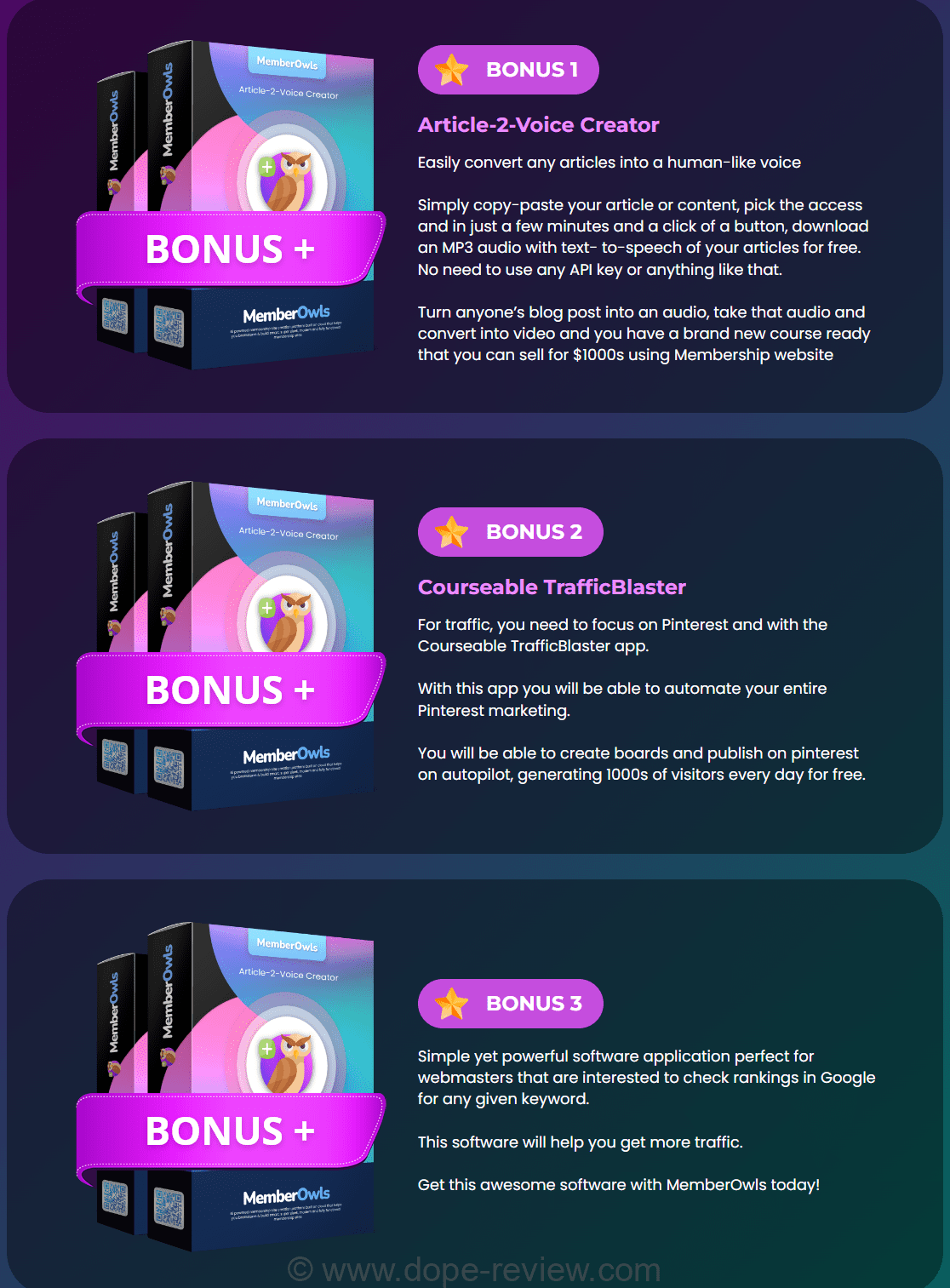 MemberOwls Review & Bonuses - Should I Get This Software?