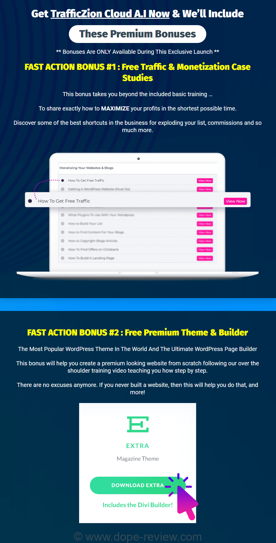Trafficzion Cloud A.I Review & Bonuses - Should I Get This Software?